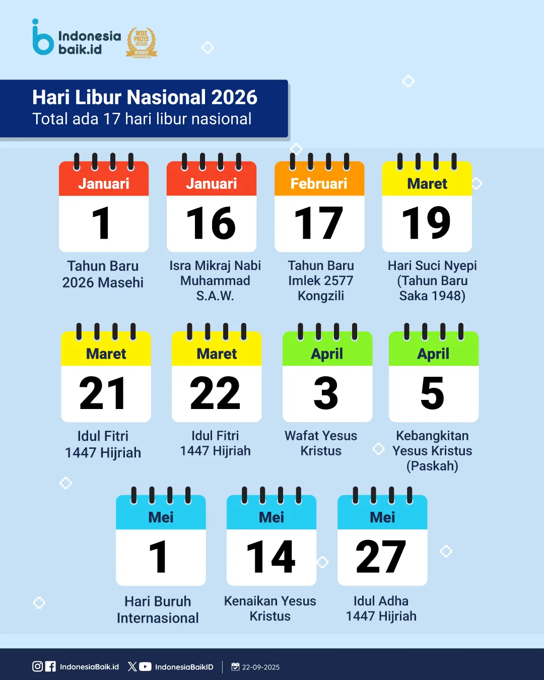Kalender Libur 2026, Siap-Siap Healing